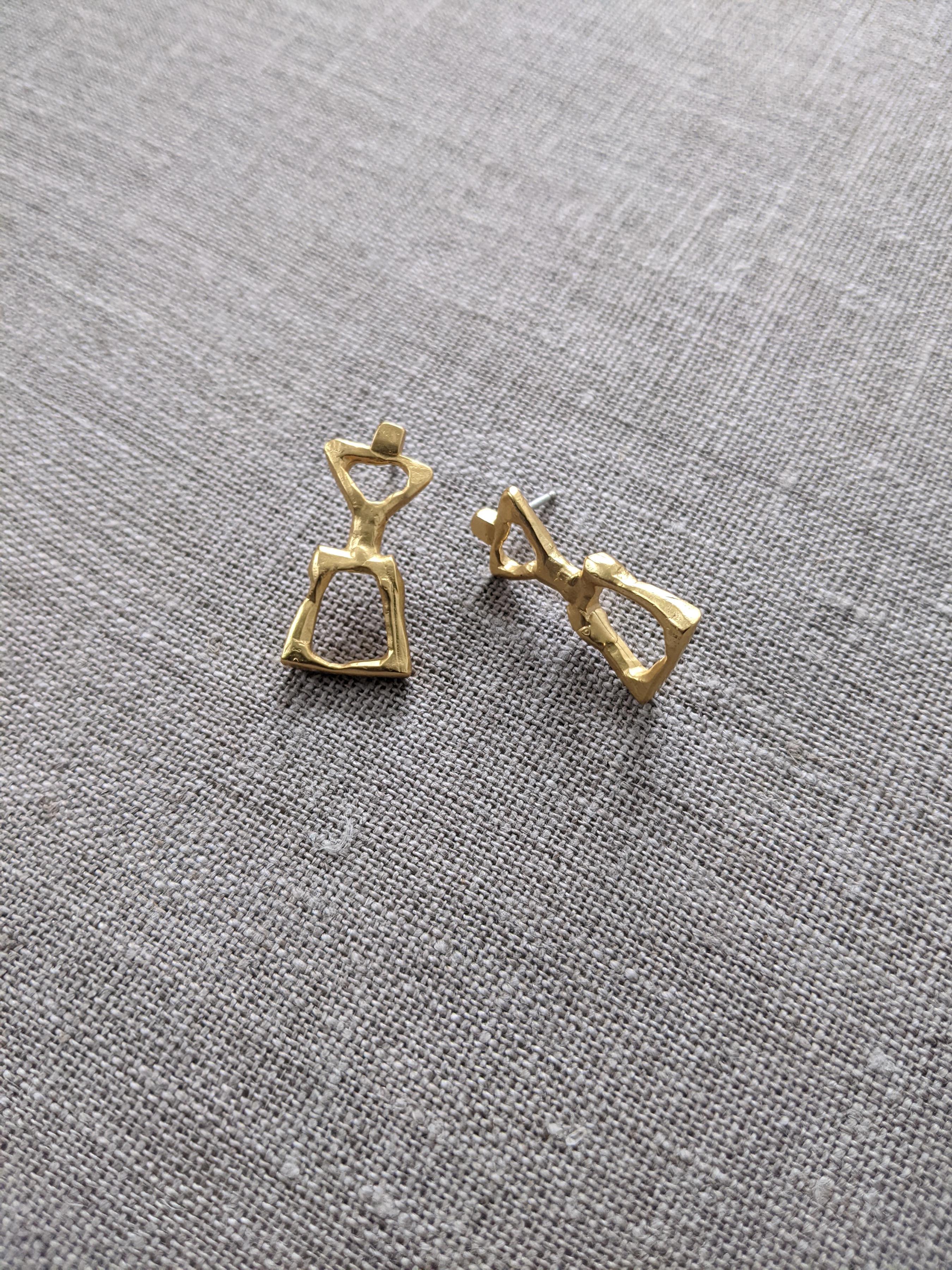 Messages in Stone Post Earring – Lingua Nigra