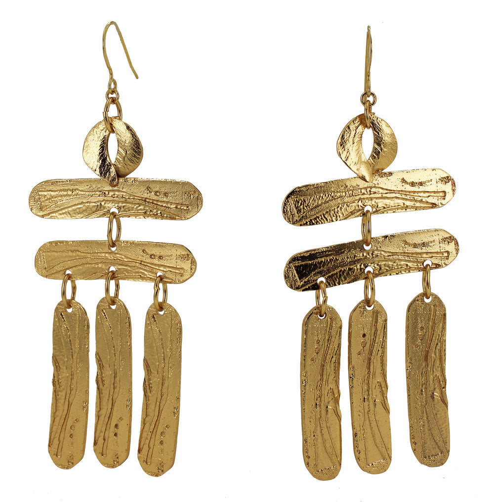 Building A Ladder - Hand Etched Earrings – Lingua Nigra